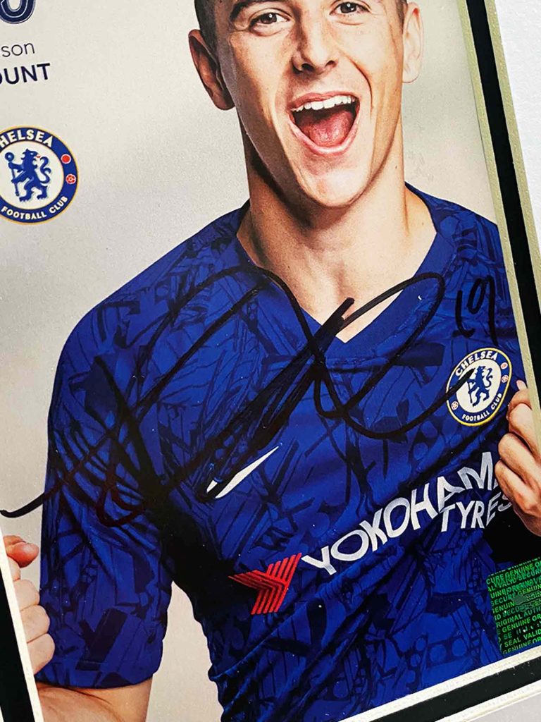 Authentically Signed Mason Mount Autograph – Chelsea Framed Photos ...