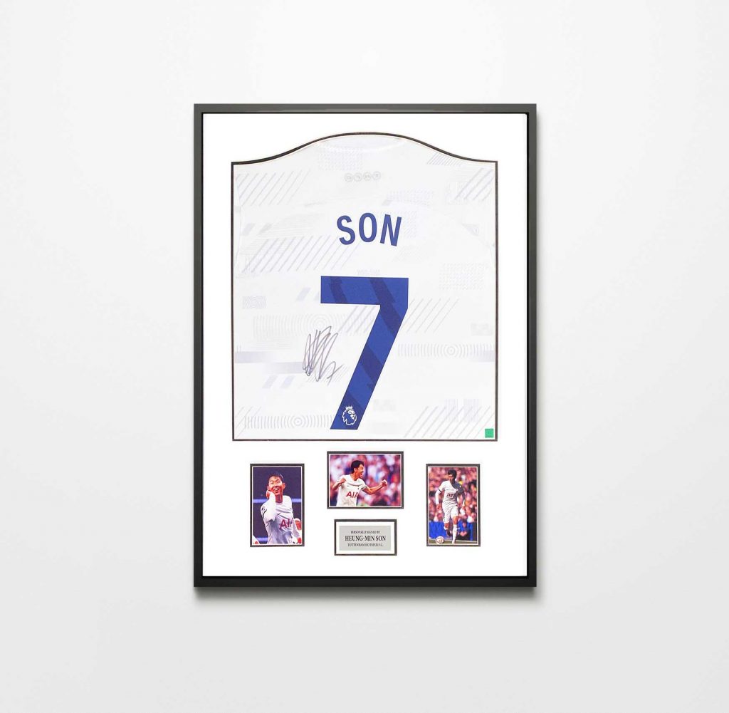 Authentically Signed Son Heung Min – Tottenham Hotspur Shirt – Mounts ...