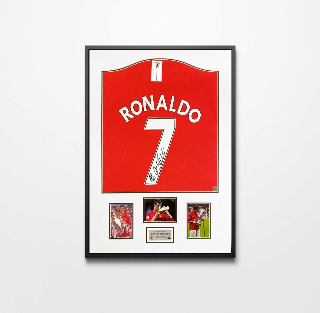 Authentically Signed Cristiano Ronaldo Signed Shirt – Manchester United ...
