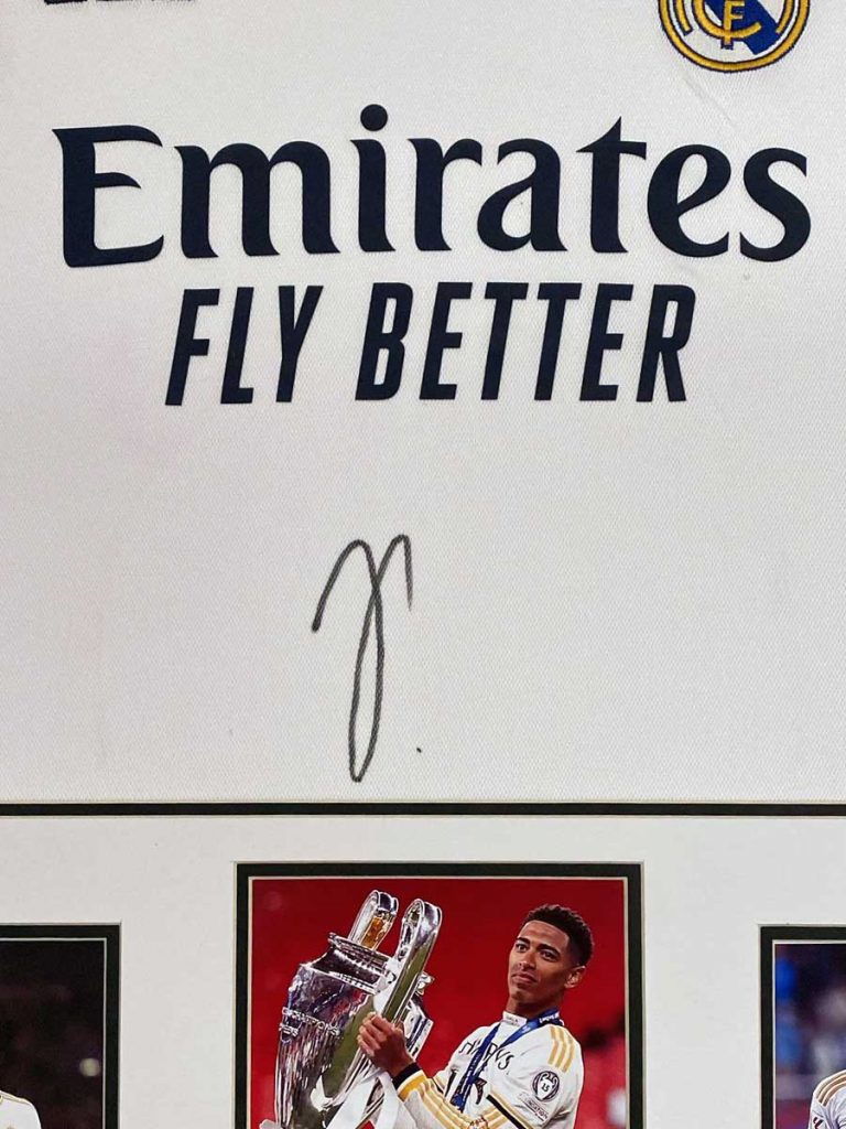 Authentically Signed Jude Bellingham Signed Shirt- Real Madrid – Mounts ...
