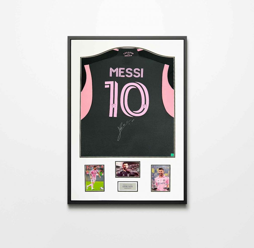 Authentically Signed Lionel Messi Autograph – Inter Miami Framed Shirt ...
