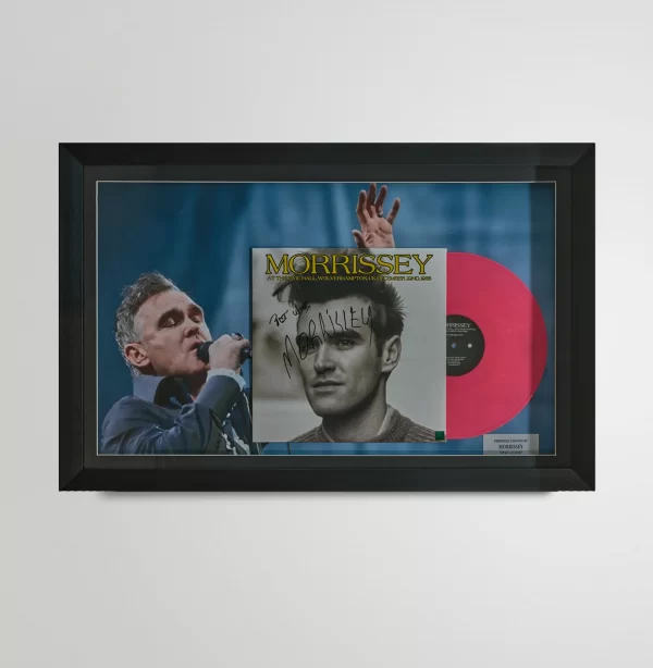 Signed Morrissey Framed Signed Vinyl Record – Mounts and Frames ...