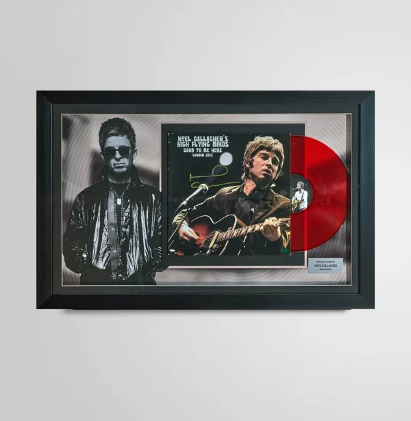 Signed Noel Gallagher Framed Signed Vinyl Record – Mounts and Frames ...